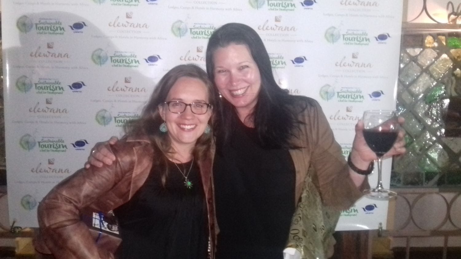 Prizewinners Lauren Sans of Nyayo and Tara Crowe of African ...